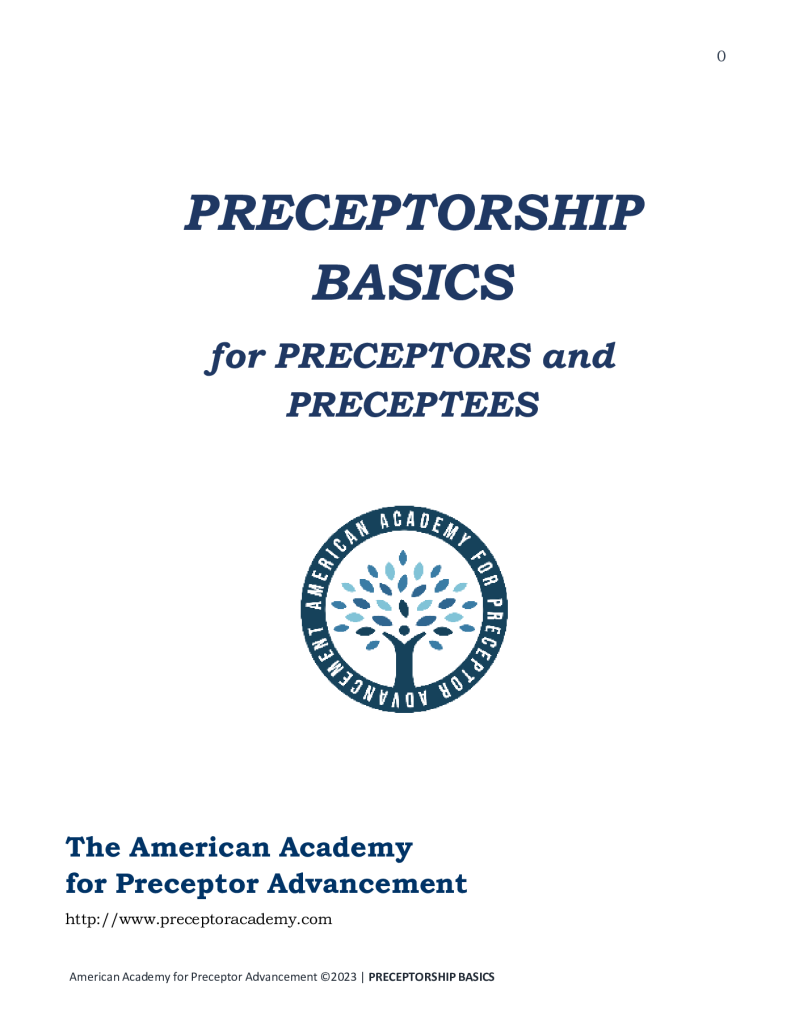 Exam Resources – Preceptor Training & Certification